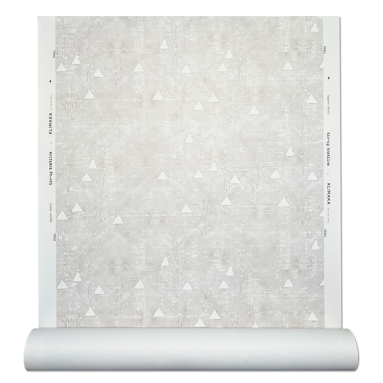 Saguaro - Blanco Wallpaper – KLIMAKA STUDIOS